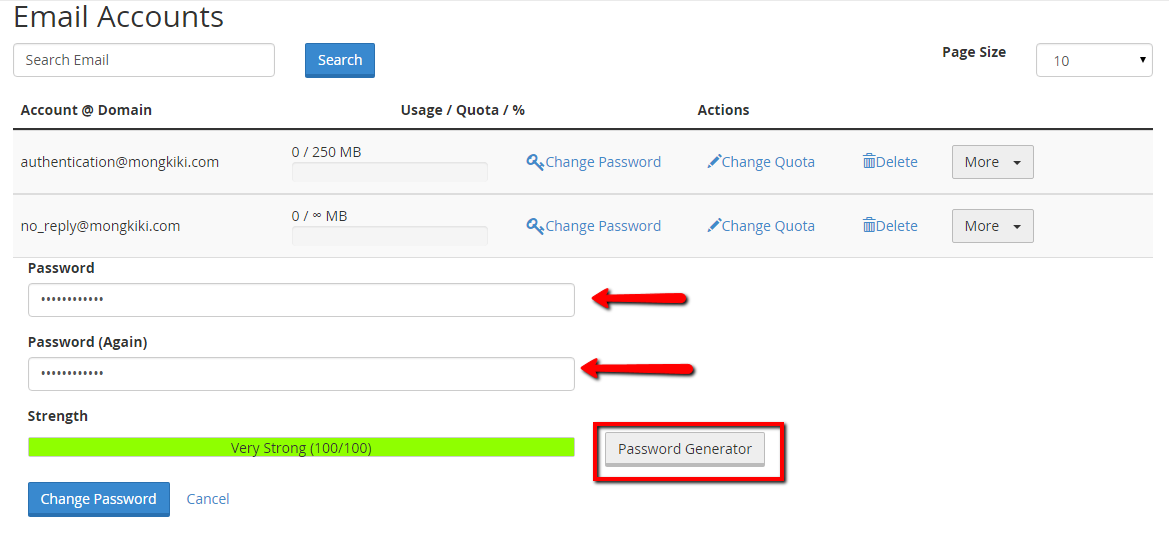 Mengganti Password Email Melalui cPanel – Tutorial Hosting & Domain